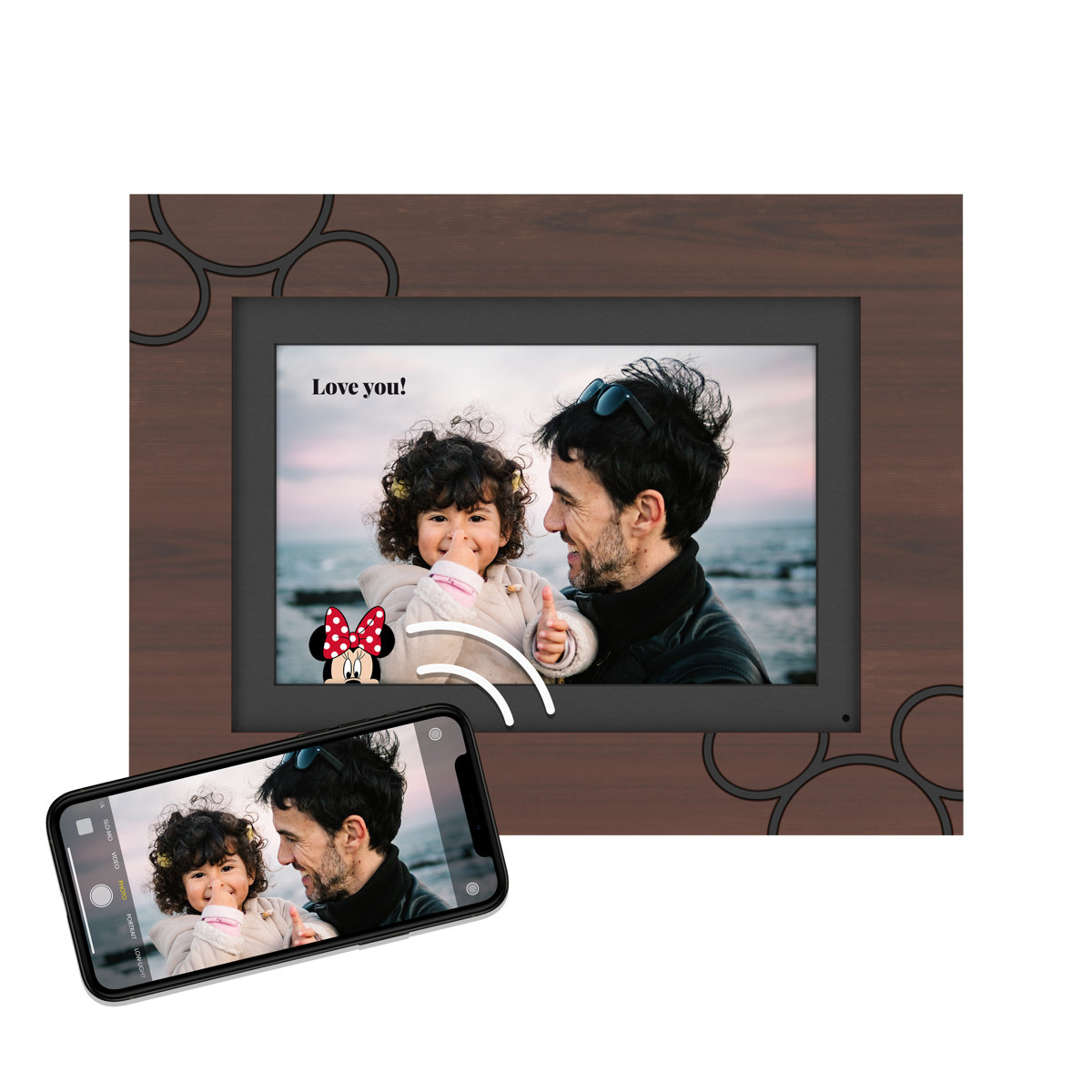 Disney PhotoShare Smart Digital Picture Frame | Wayfair
