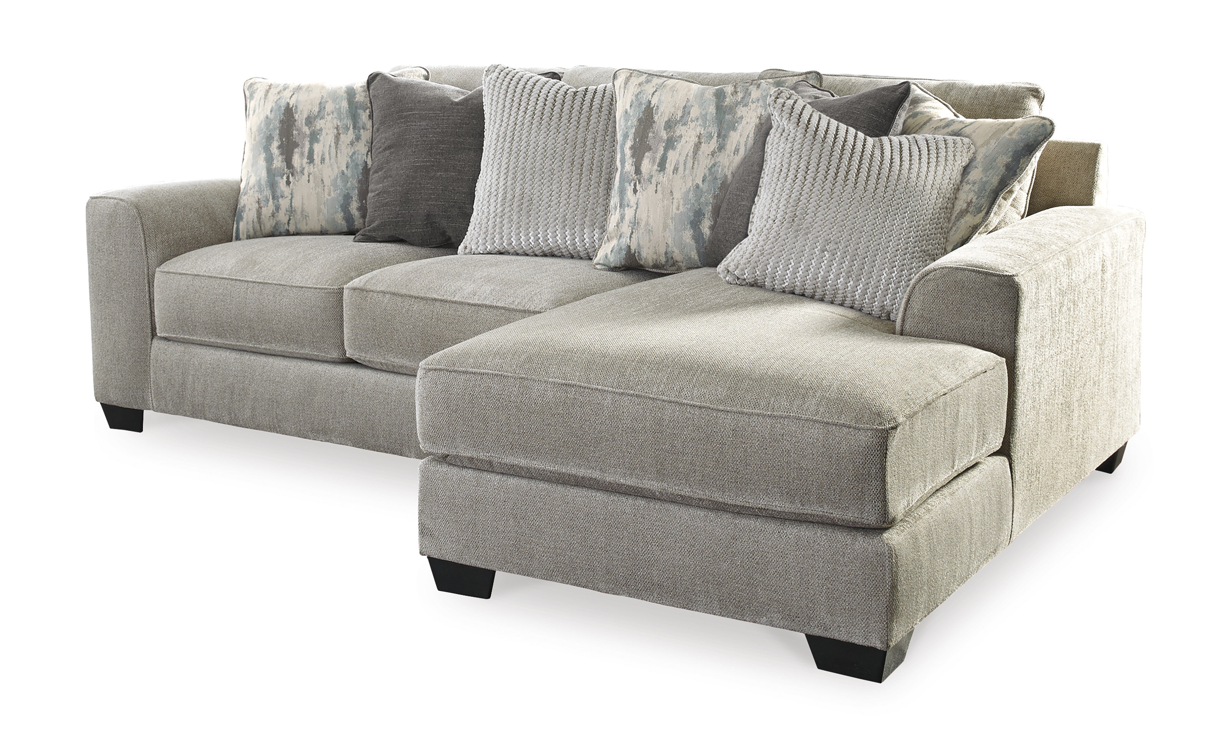 Latitude Run® Ardsley Pewter 2-Piece Sectional with Chaise | Wayfair