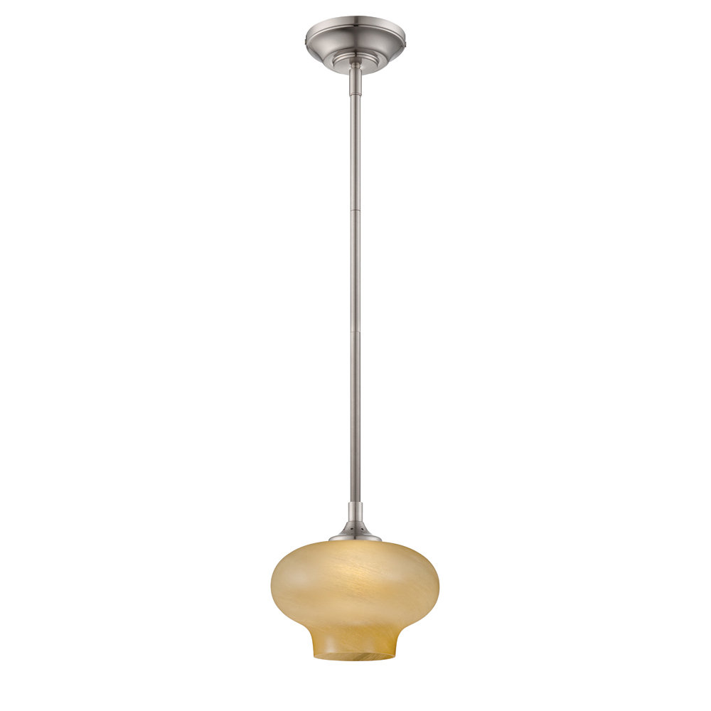 Wrought Studio™ Asenath 1-Light Single Geometric Pendant | Wayfair