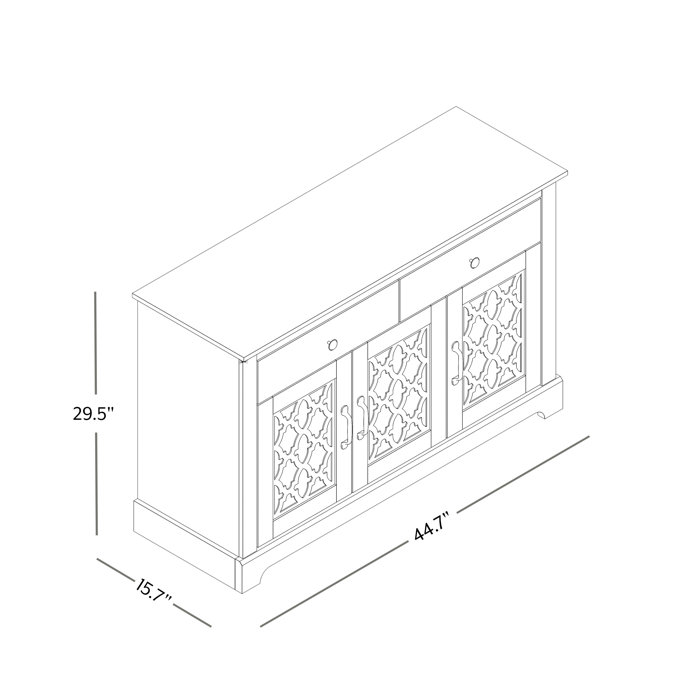 Laurel Foundry Modern Farmhouse Chessani 46'' Sideboard & Reviews | Wayfair