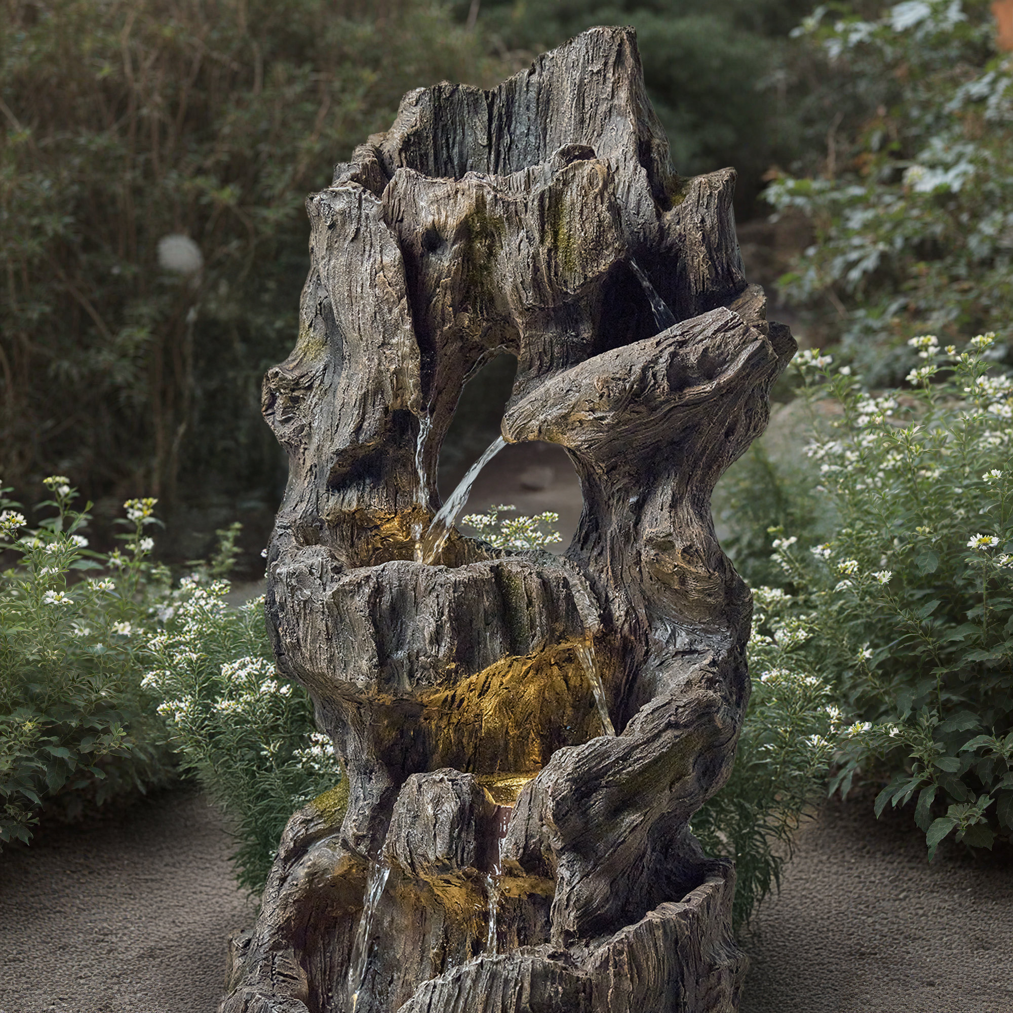 Millwood Pines Outdoor Weather Resistant Hand Crafted Rainforest ...