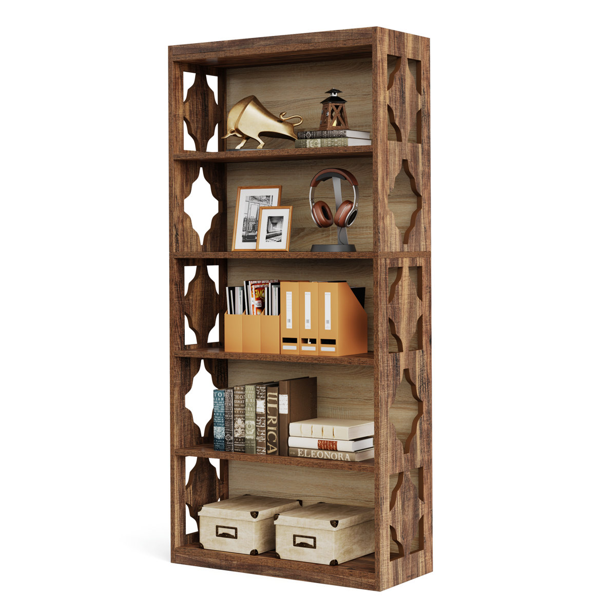 Millwood Pines Deloris Etagere Bookcase | Wayfair