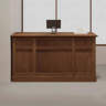 SINNOG Luxury Brown Vintage Rectangle Cashier Desk | Wayfair