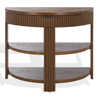 Joss & Main Christy Reeded Half Moon Console Table & Reviews | Joss & Main