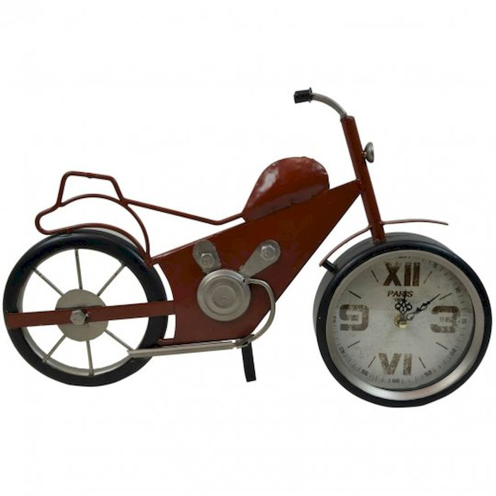 Red Barrel Studio® Motorcycle Tabletop Clock | Wayfair
