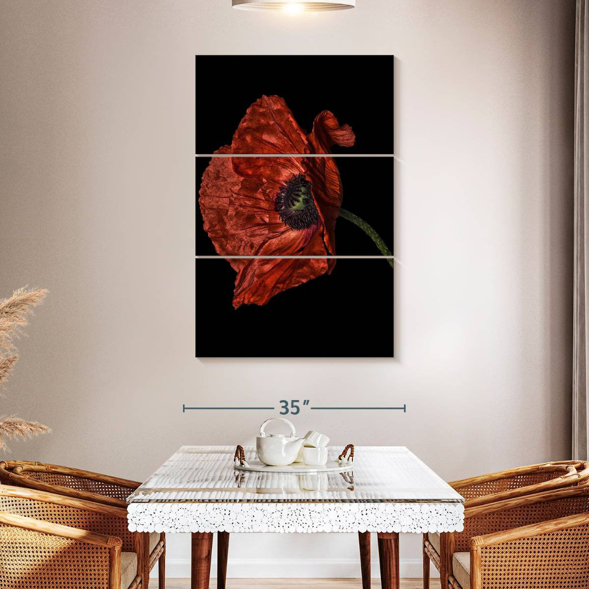 Lark Manor™ Curious Collections Poppy Red II | Wayfair