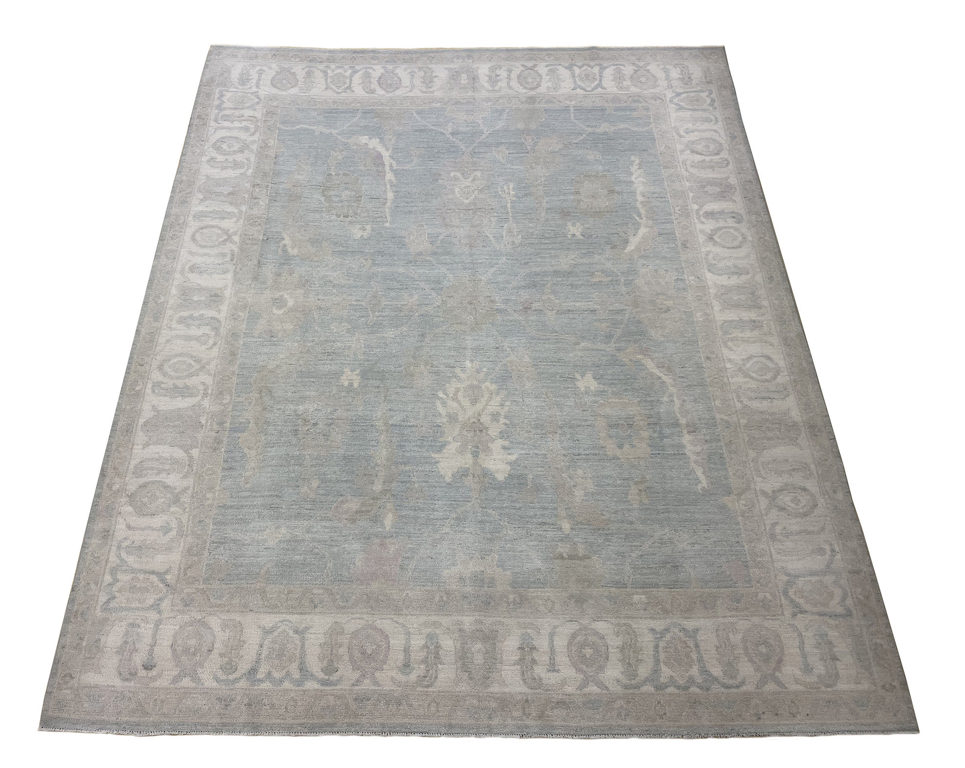 Isabelline Hepzi One-of-a-Kind Rectangular 8' X 9'4" Wool Area Rug ...
