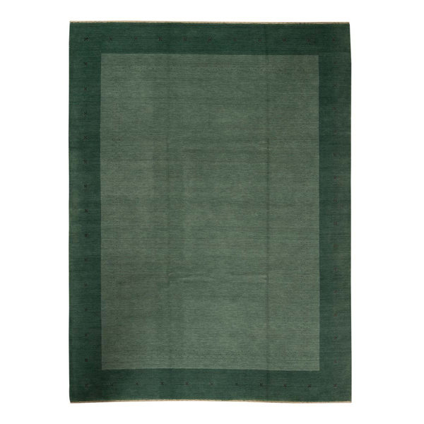 Bokara Rug Co., Inc. Hand-Knotted Rectangle 8'9" x 11'9" Wool Area Rug ...