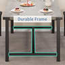 Ebern Designs Dining Table Set for 4-8, 63" Extendable 3-Piece Set with ...