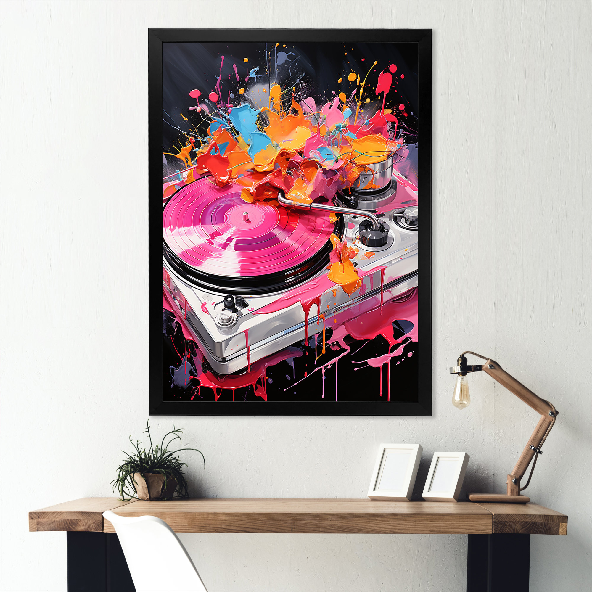 Winston Porter Pink Turntables Brilliance III - Turntables & Boom Boxes ...