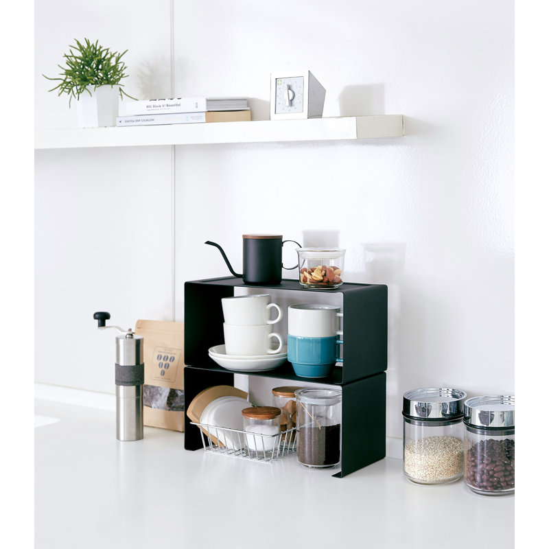 Yamazaki USA Tower Yamazaki Home Stackable Kitchen Rack, Storage ...