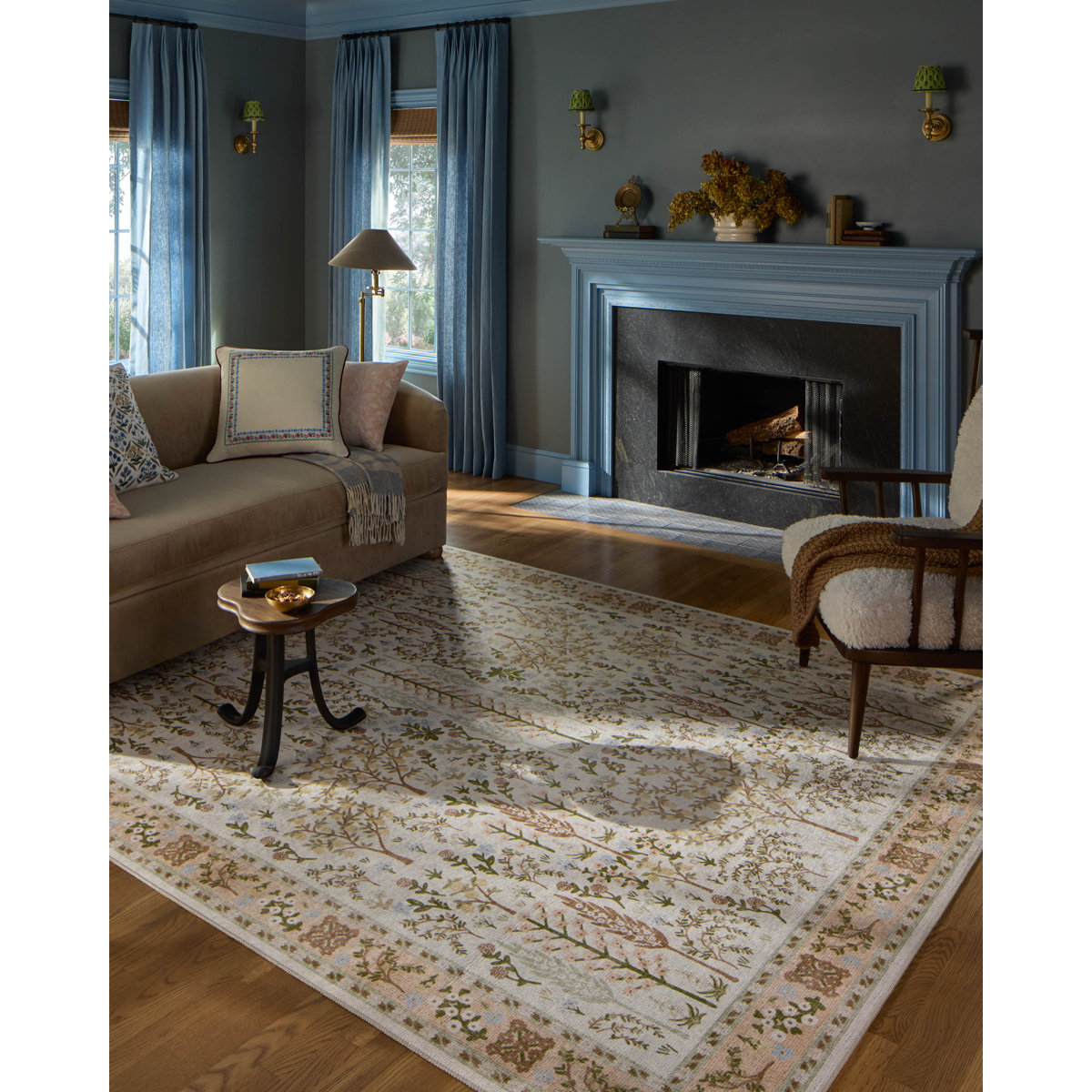 Rifle Paper Co. x Loloi Canopy Cream Area Rug & Reviews | Wayfair