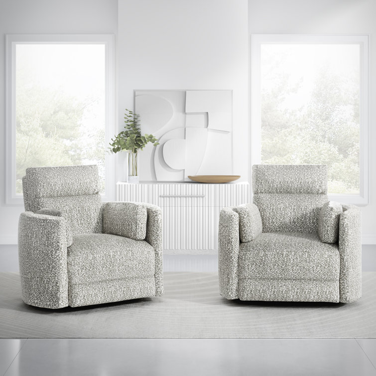 Wade Logan® Carnesha 40" Wide Swivel Standard Recliner & Reviews | Wayfair