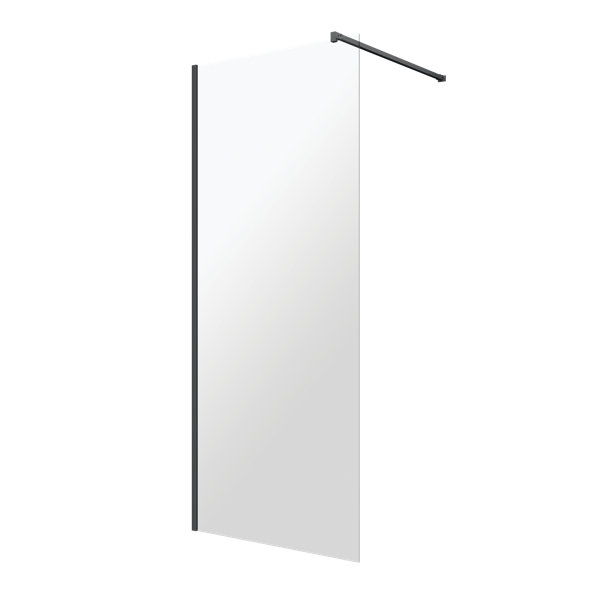 Belfry Bathroom Christopherson 80mm W x 2000mm H Frameless Decorative ...
