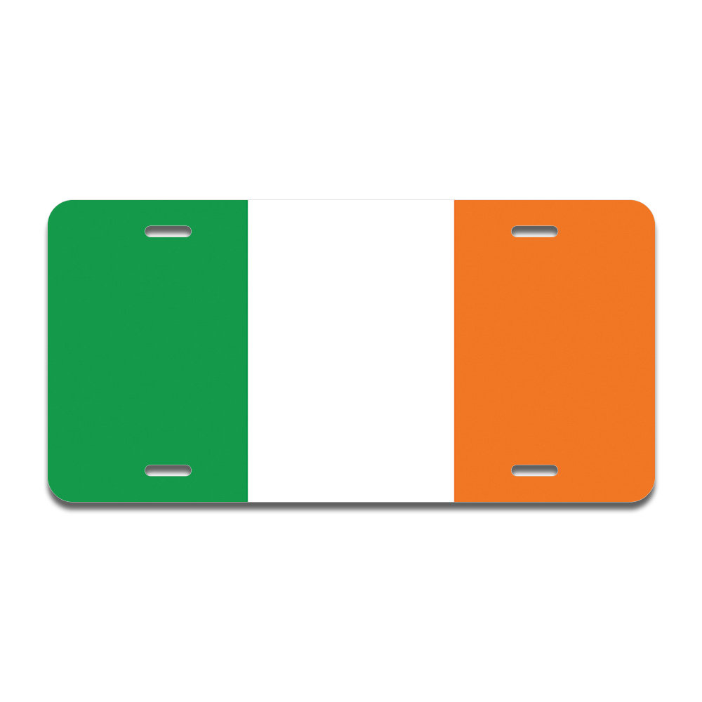 SignMission Irish Flag Aluminum Plate Frame | Wayfair