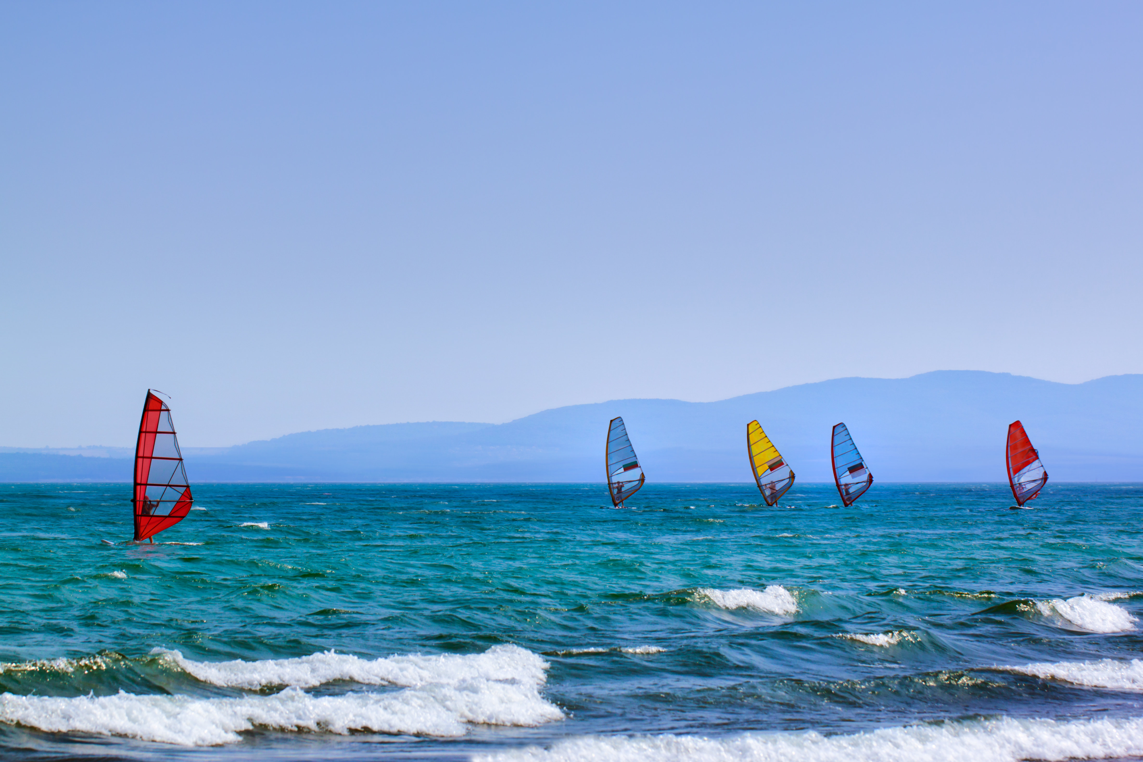 Breakwater Bay Windsurfing - Wrapped Canvas Photograph - Wayfair Canada