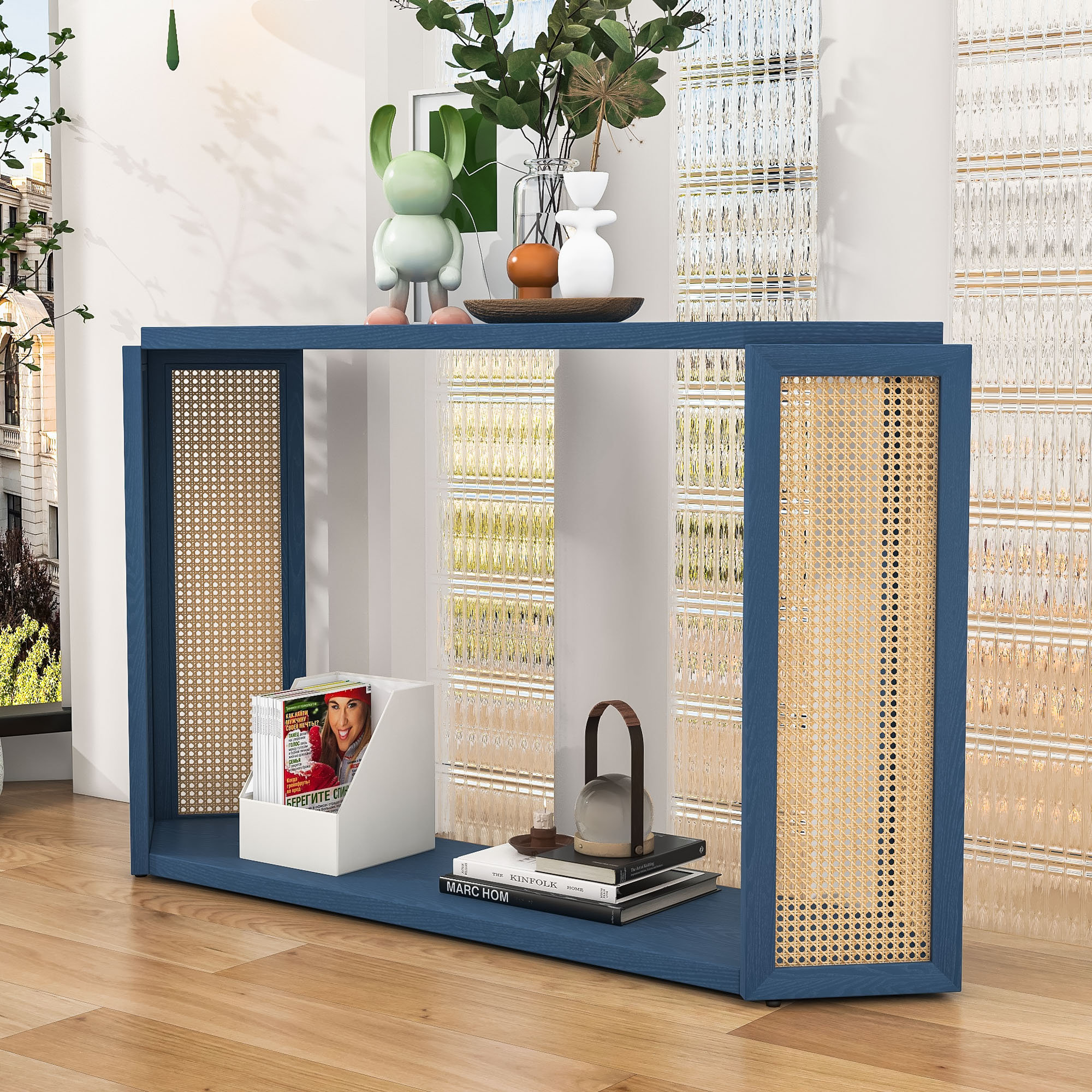 Bay Isle Home™ Unique Narrow Console Table with Sturdy MDF Build ...