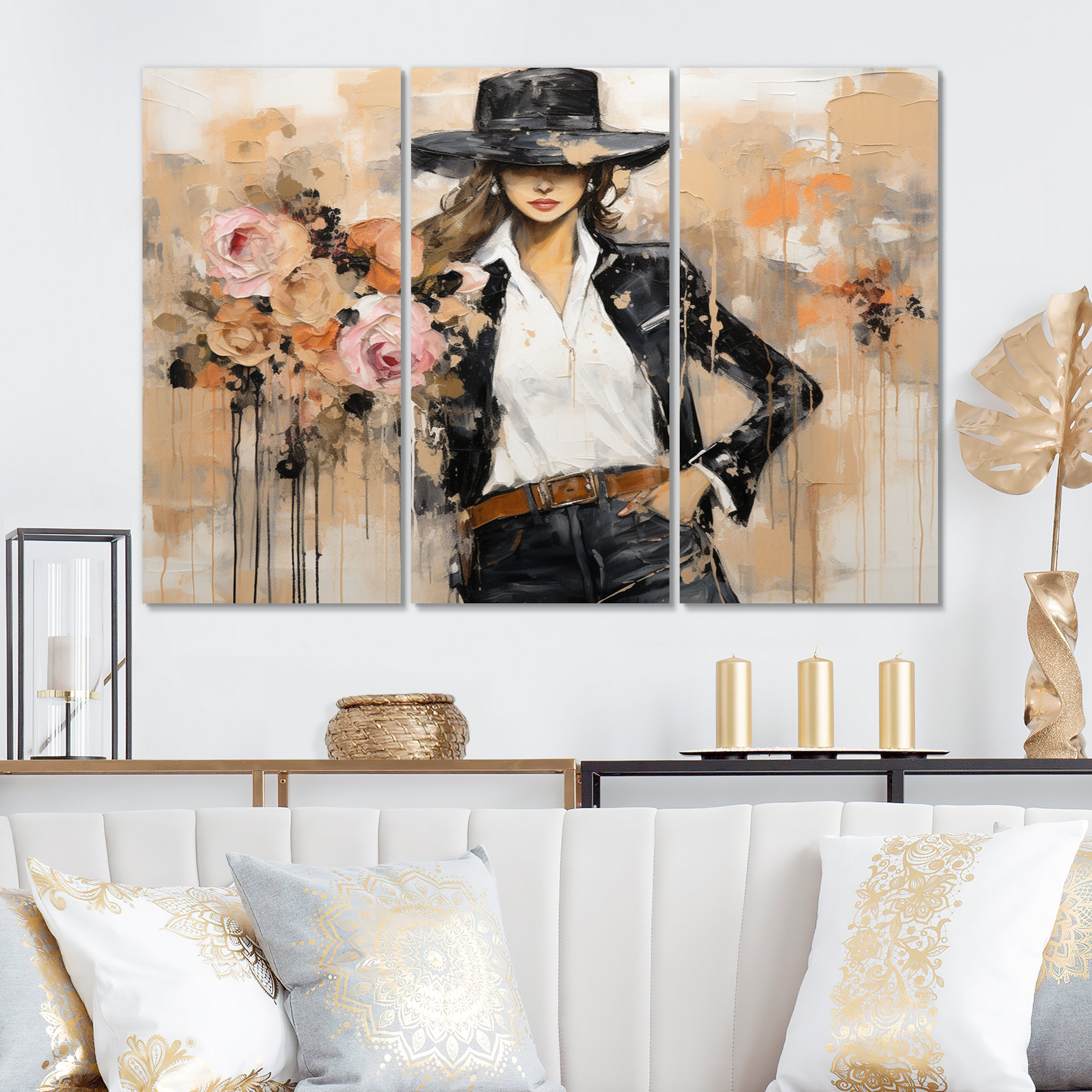 House of Hampton Fashion Chic - Fashion Canvas Wall Art Set - Wayfair ...