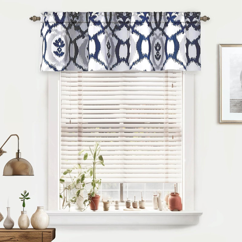 Bungalow Rose Katife 52" Curtain Window Valance & Reviews | Wayfair
