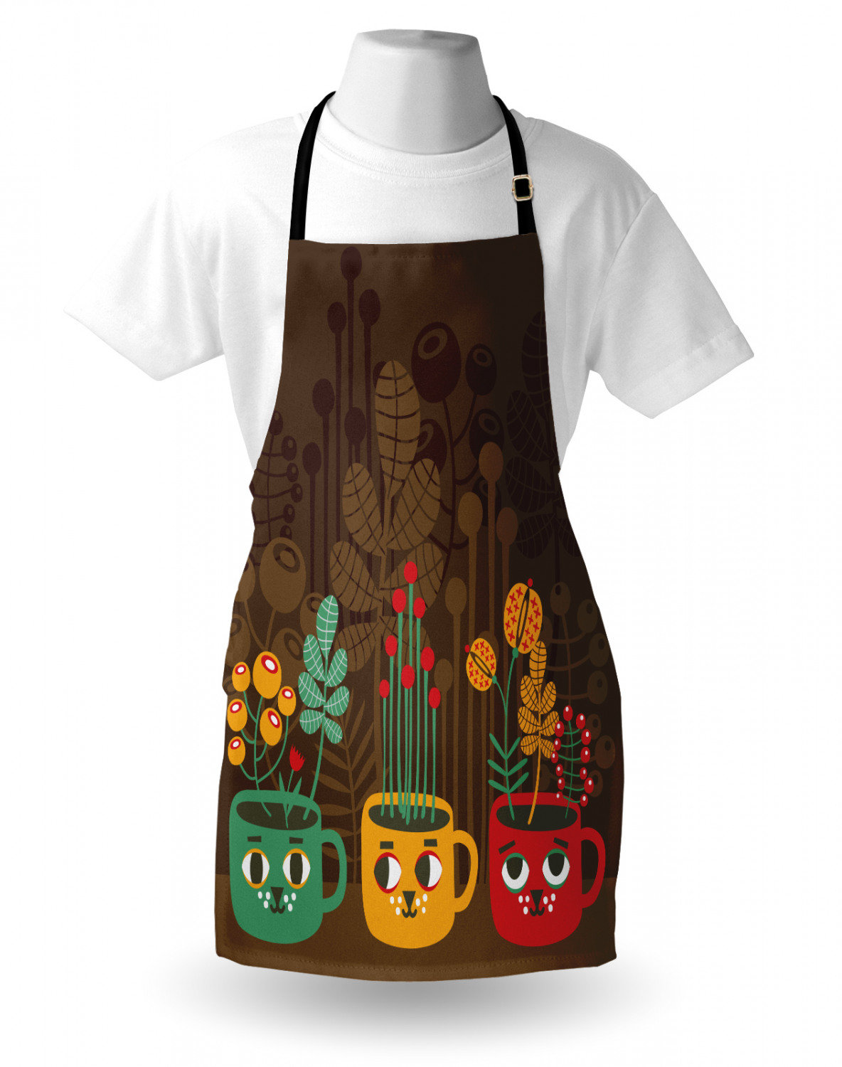 East Urban Home Plants Flowers Inside Faced Cups Apron | Wayfair
