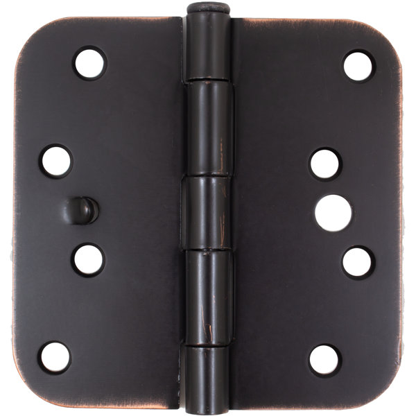 Stone Harbor Hardware Security Tab Hinge, 4 Inches, 5/8" Radius Corner ...
