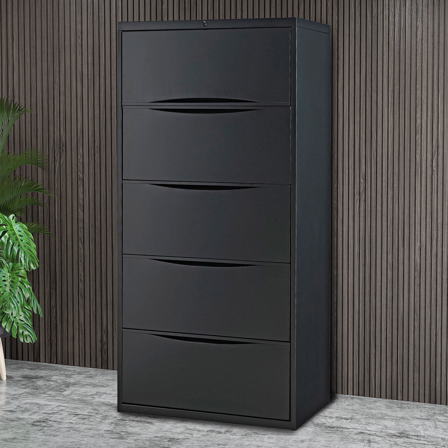 Interion 5-Drawer Vertical Filing Cabinet | Wayfair