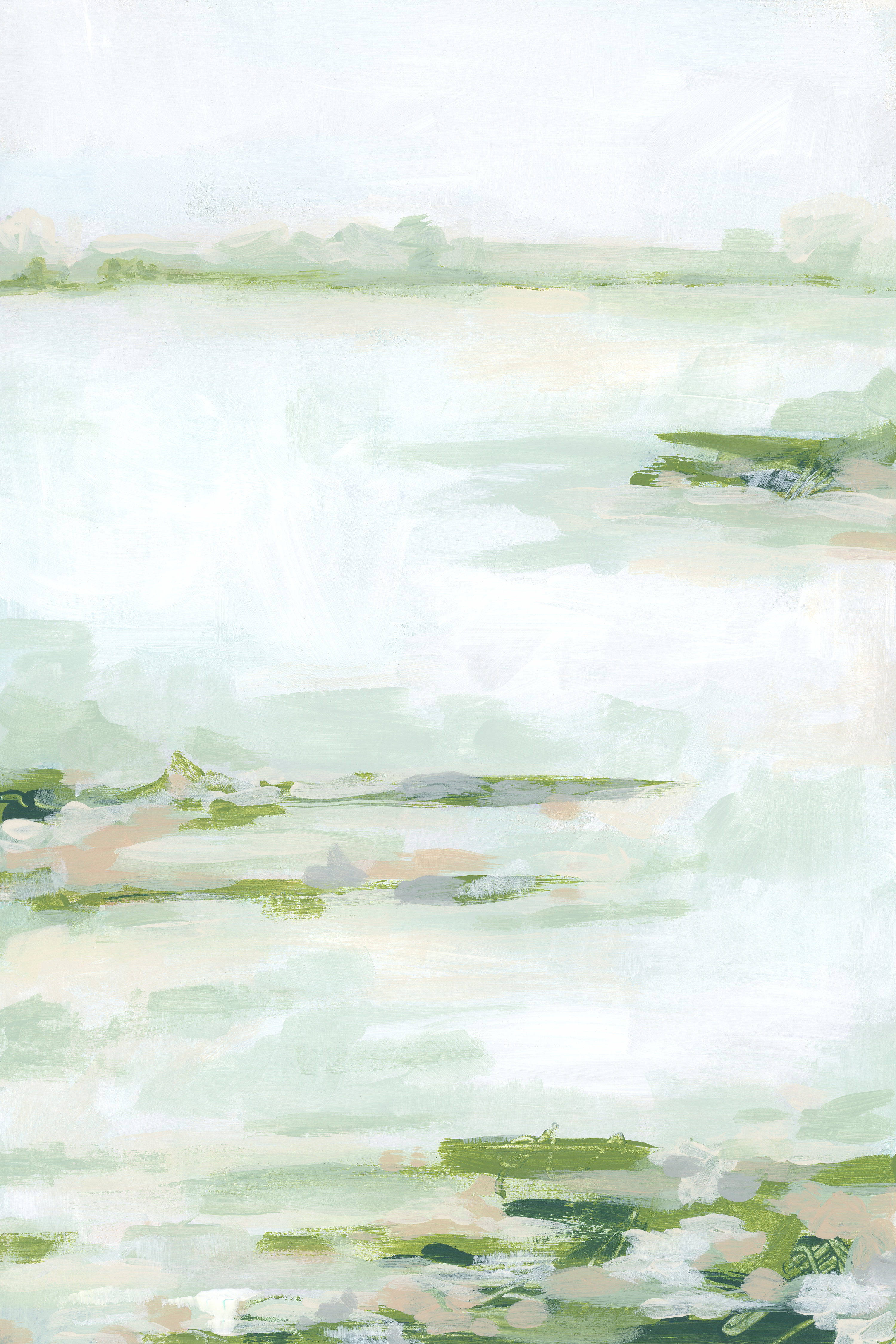 Wrought Studio™ Farzeen Verdant Marsh II On Canvas by June Erica Vess ...