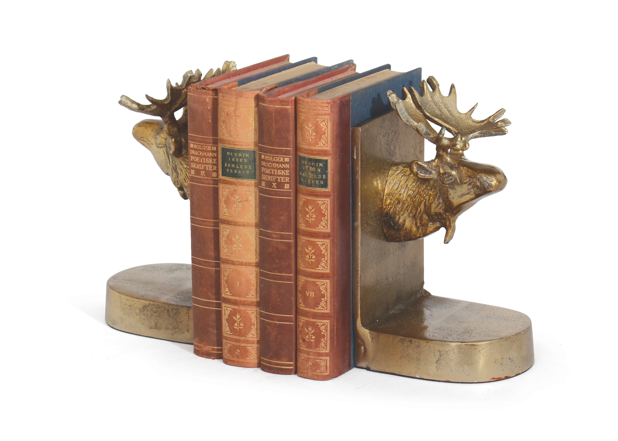 Loon Peak® Moose Non-skid Bookends & Reviews | Wayfair