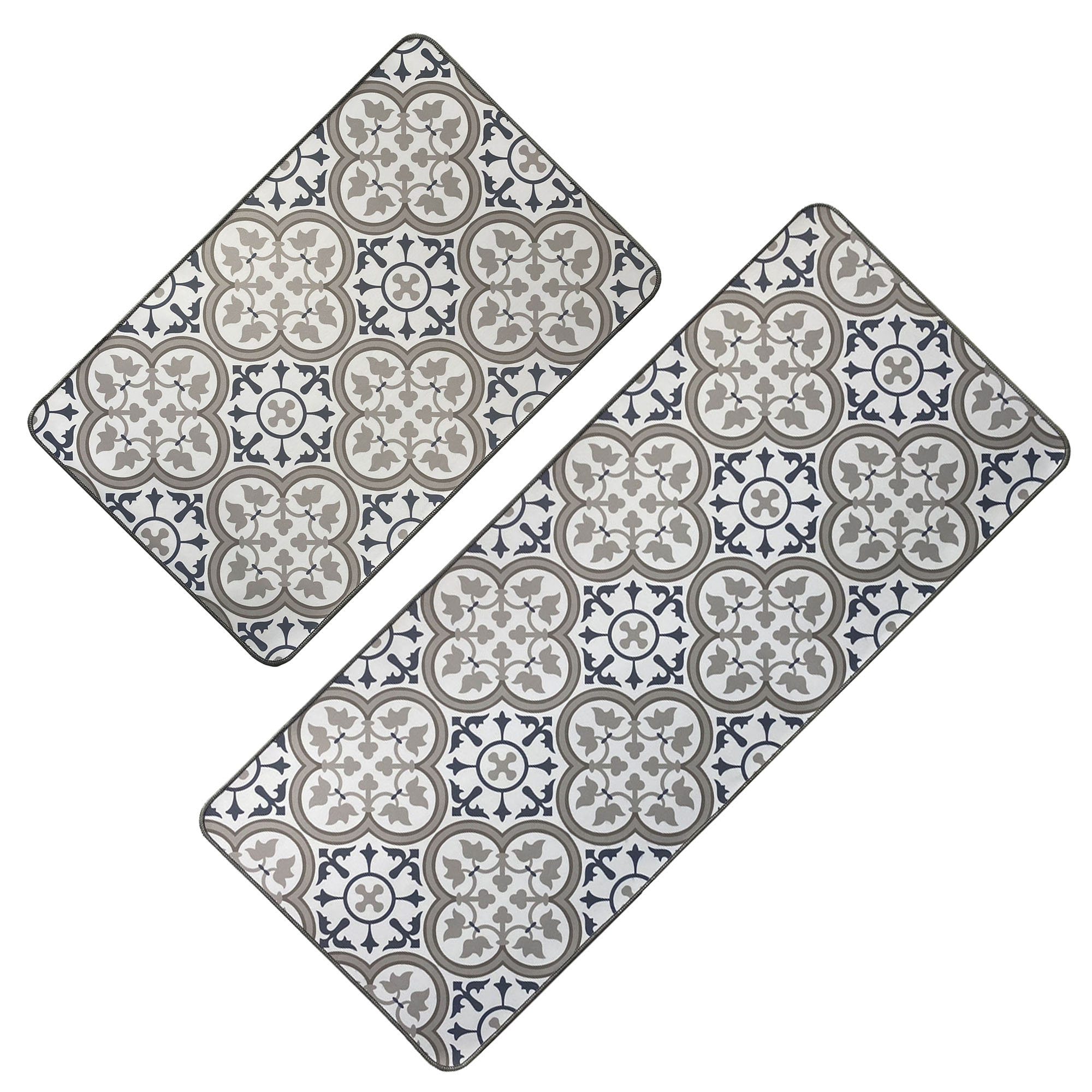 Evideco Vintage Mosaic Kitchen Runner Mats Tile Design, Ideal For ...