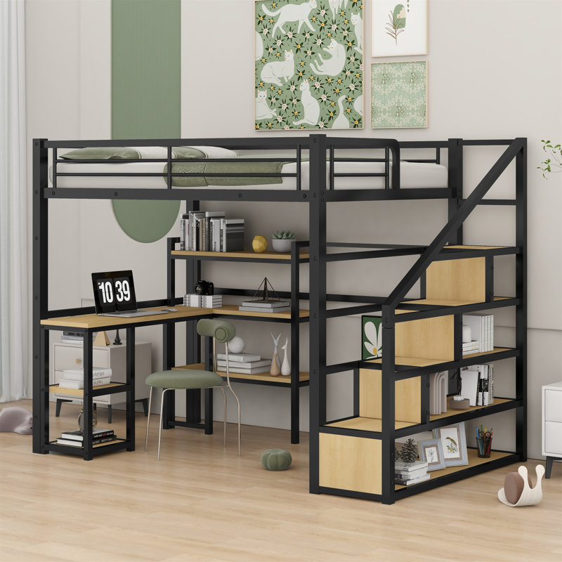Mason & Marbles Addis Kids Full Loft Bed | Wayfair