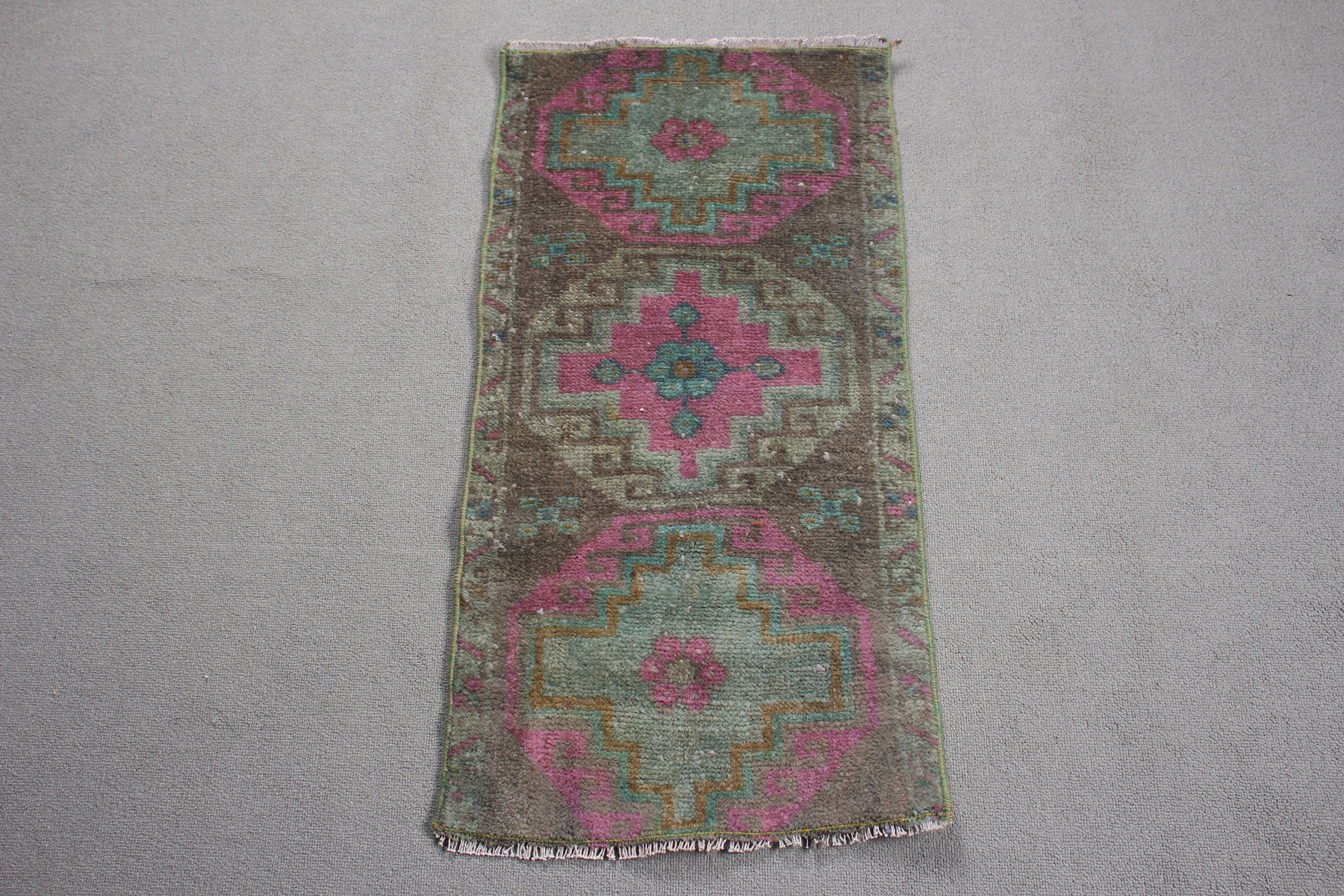 Bungalow Rose Authentic Vintage Green Turkish Rug Ideal for Entry ...
