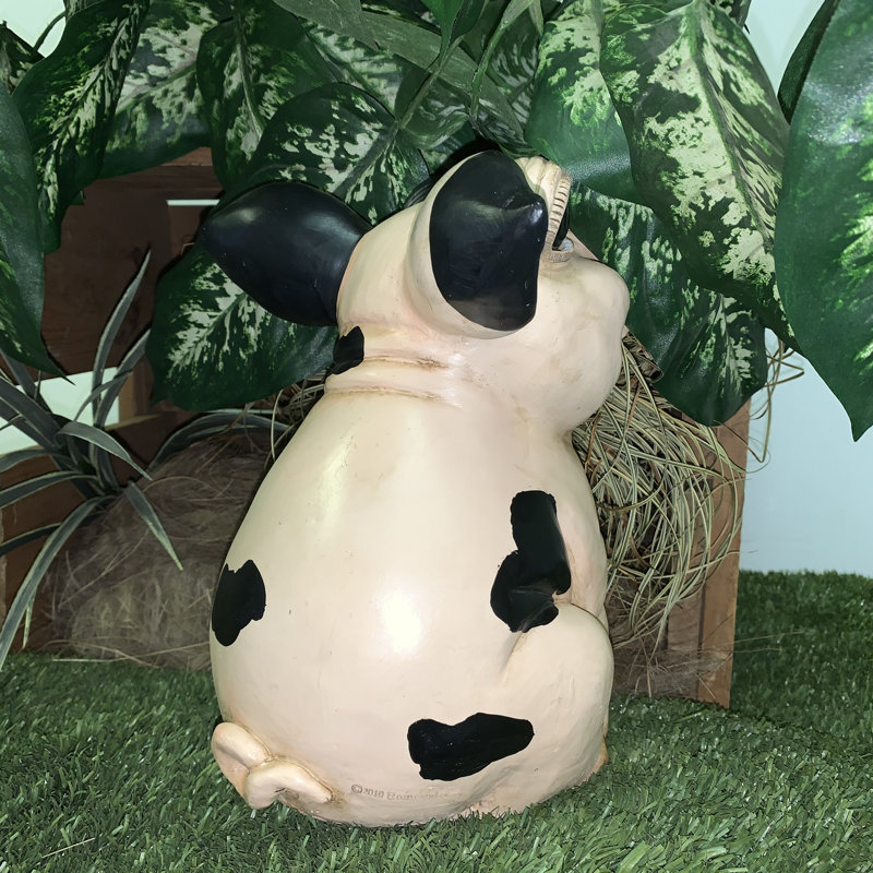 HomeStyles Country Critters Spotted Pig "Purdy" Whimsical Garden Statue ...