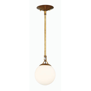 George Oliver Ison 1 - Light Single Pendant | Wayfair