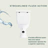 MaceratingFlo Rear Outlet Toilet With Powerful Flush & Space-Saving ...