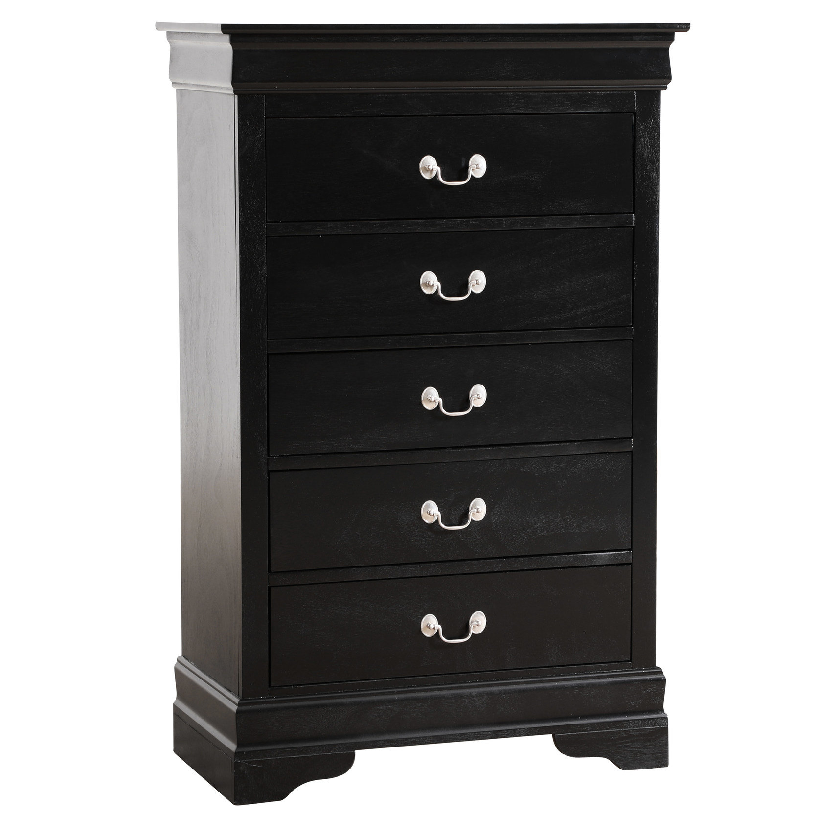 World Menagerie Traditional Bedroom Chest In Black - G2150 With ...