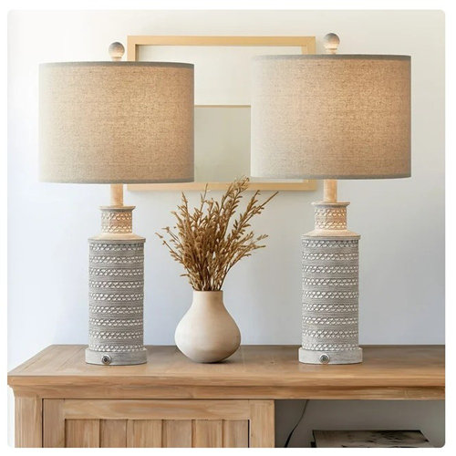 Pattern Table Lamps You'll Love | Wayfair