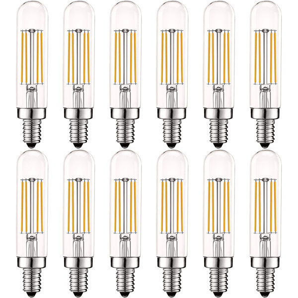 Luxrite 5 Watt (60 Watt Equivalent) T6 T6.5 LED Dimmable Light Bulb ...