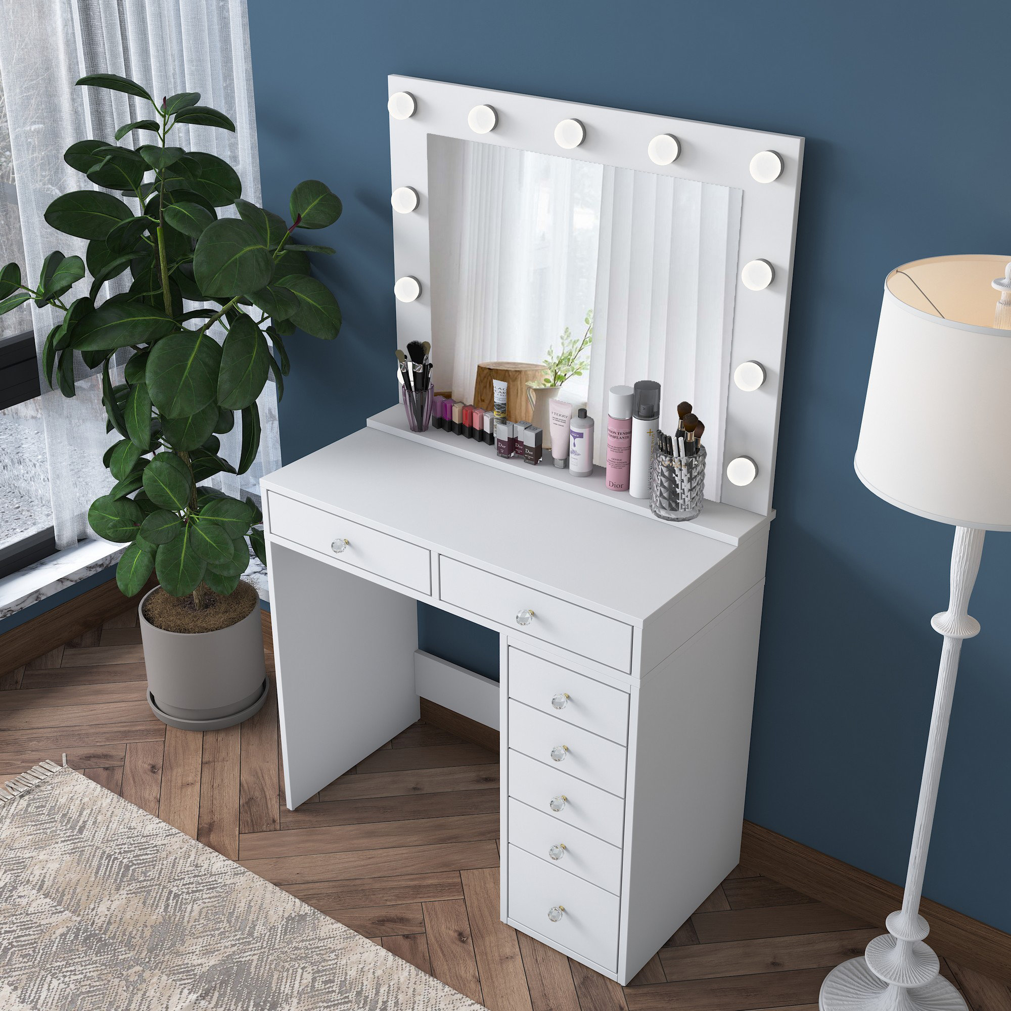Ivy Bronx Make-Up Table | Wayfair