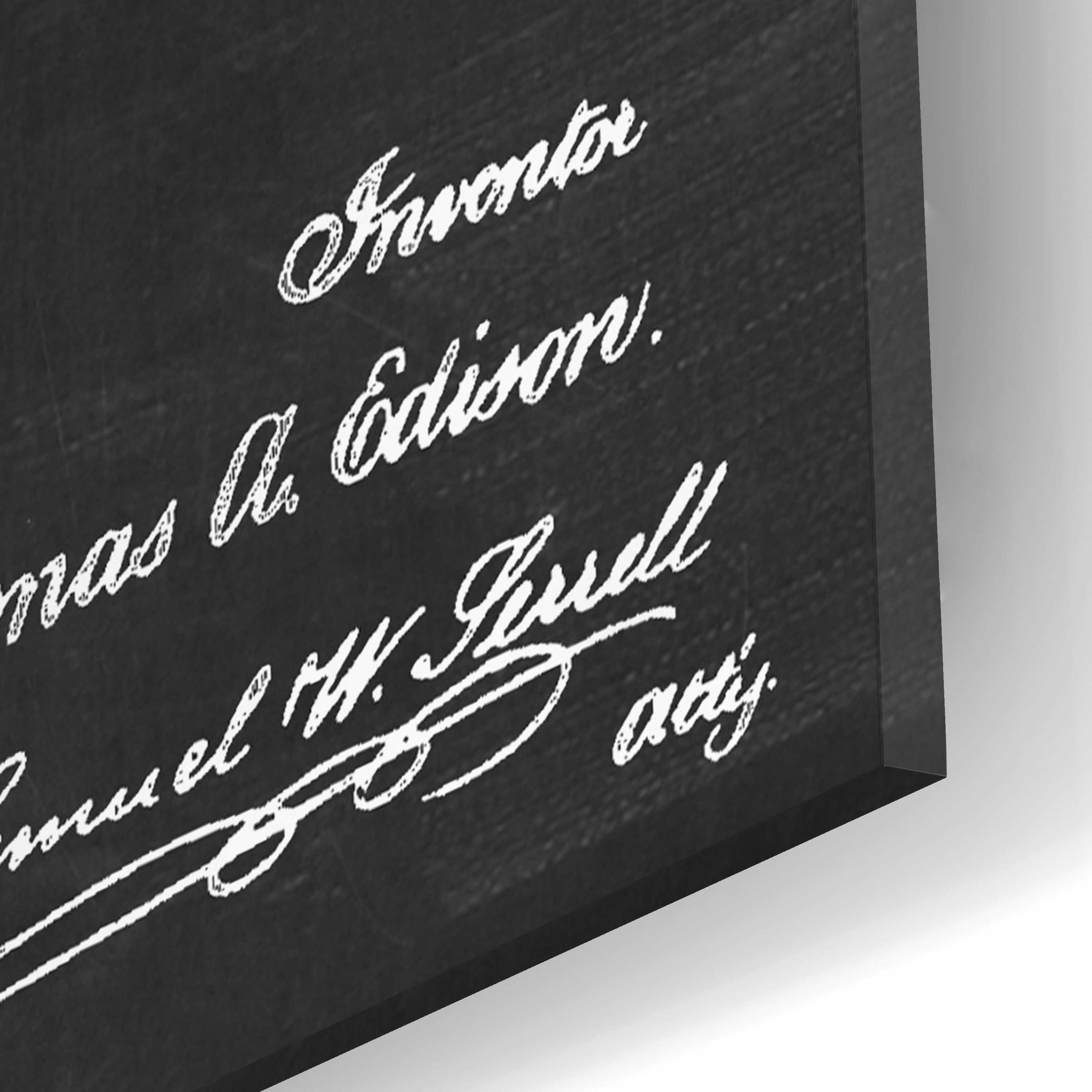 17 Stories Phonograph Blueprint Patent Chalkboard On Plastic / Acrylic ...