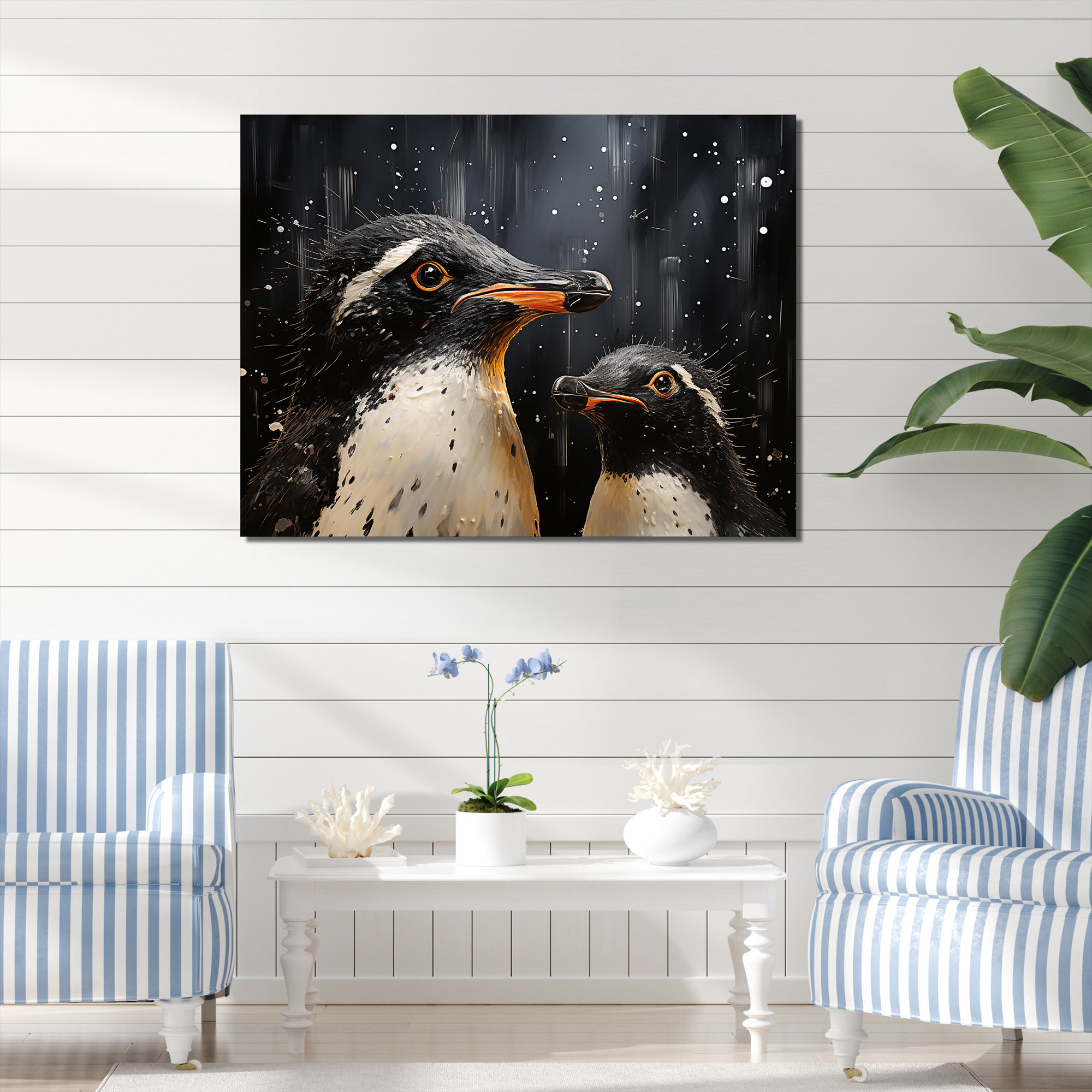 Highland Dunes Penguin Dreamscape II - Penguin Canvas Prints - Wayfair ...