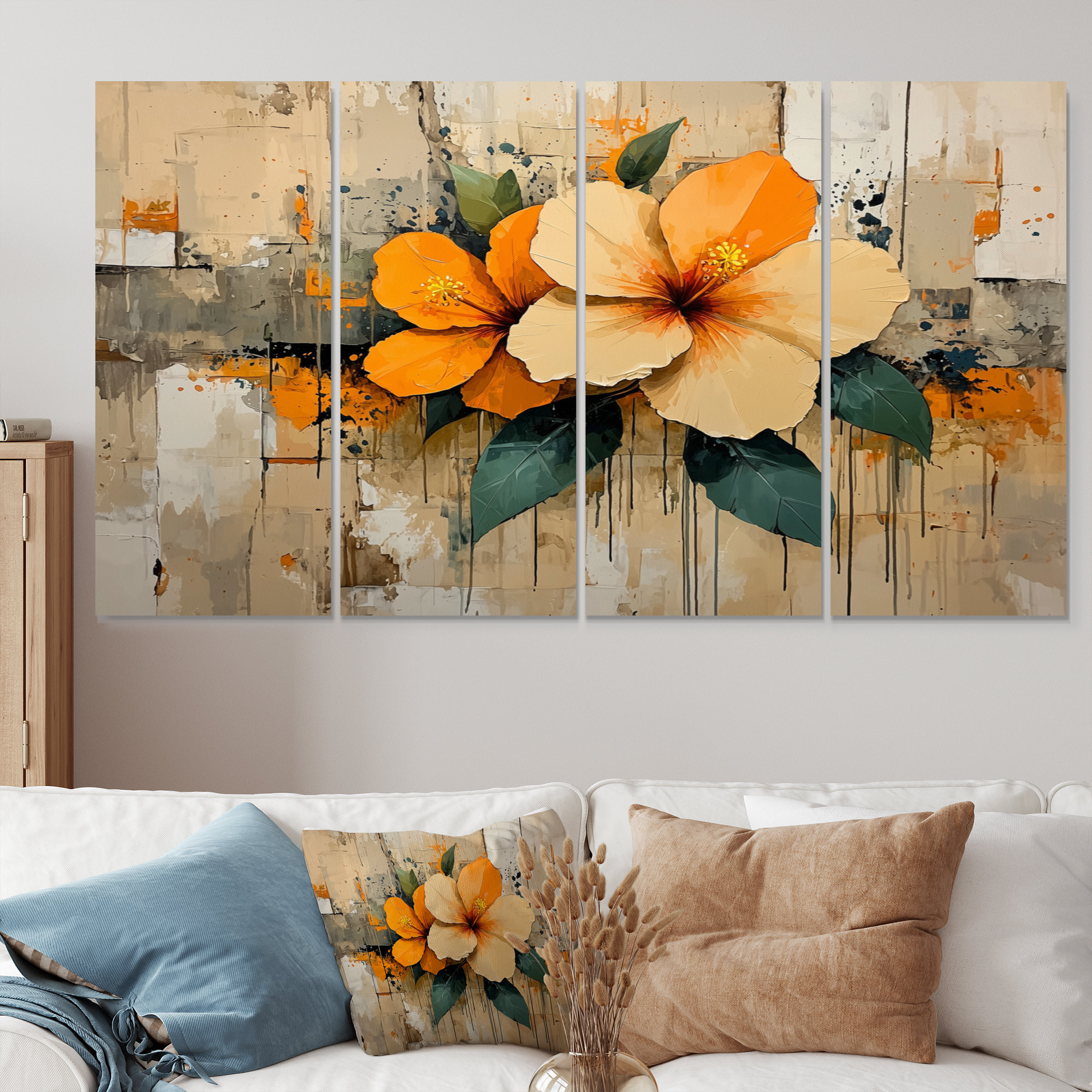 Red Barrel Studio® Desert Blossom Of Hibiscus II - Hibiscus Wall Art - Traditional Wall Art ...