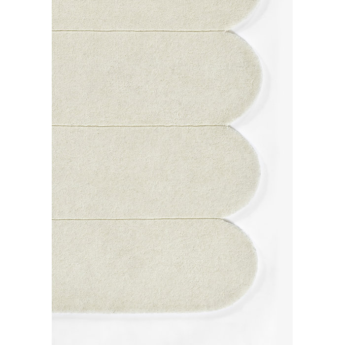 Joss & Main Dabria Hand Tufted Wool Solid Color Rug | Wayfair