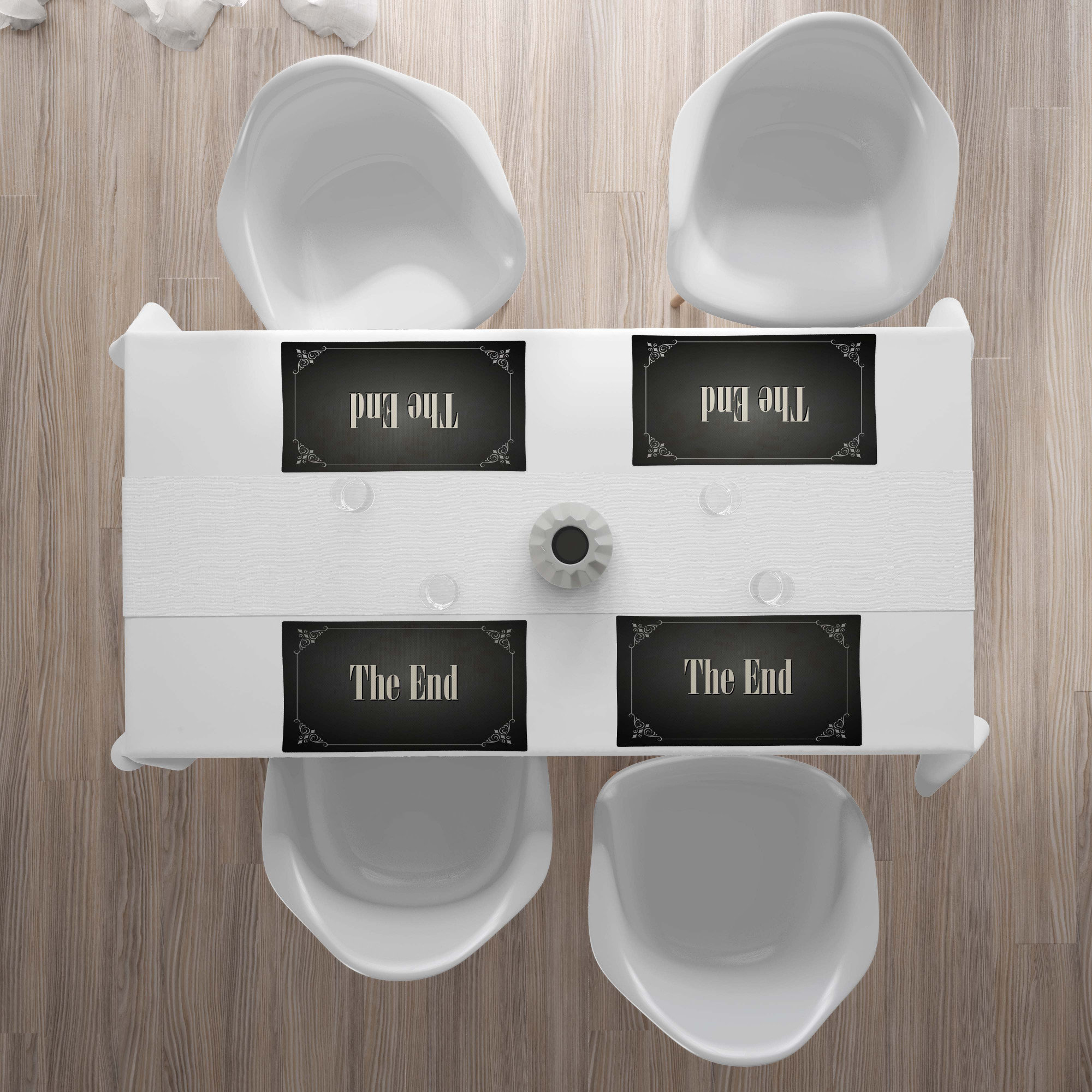 East Urban Home Ambesonne Movie Theatre Place Mats Set Of 4, End Words ...