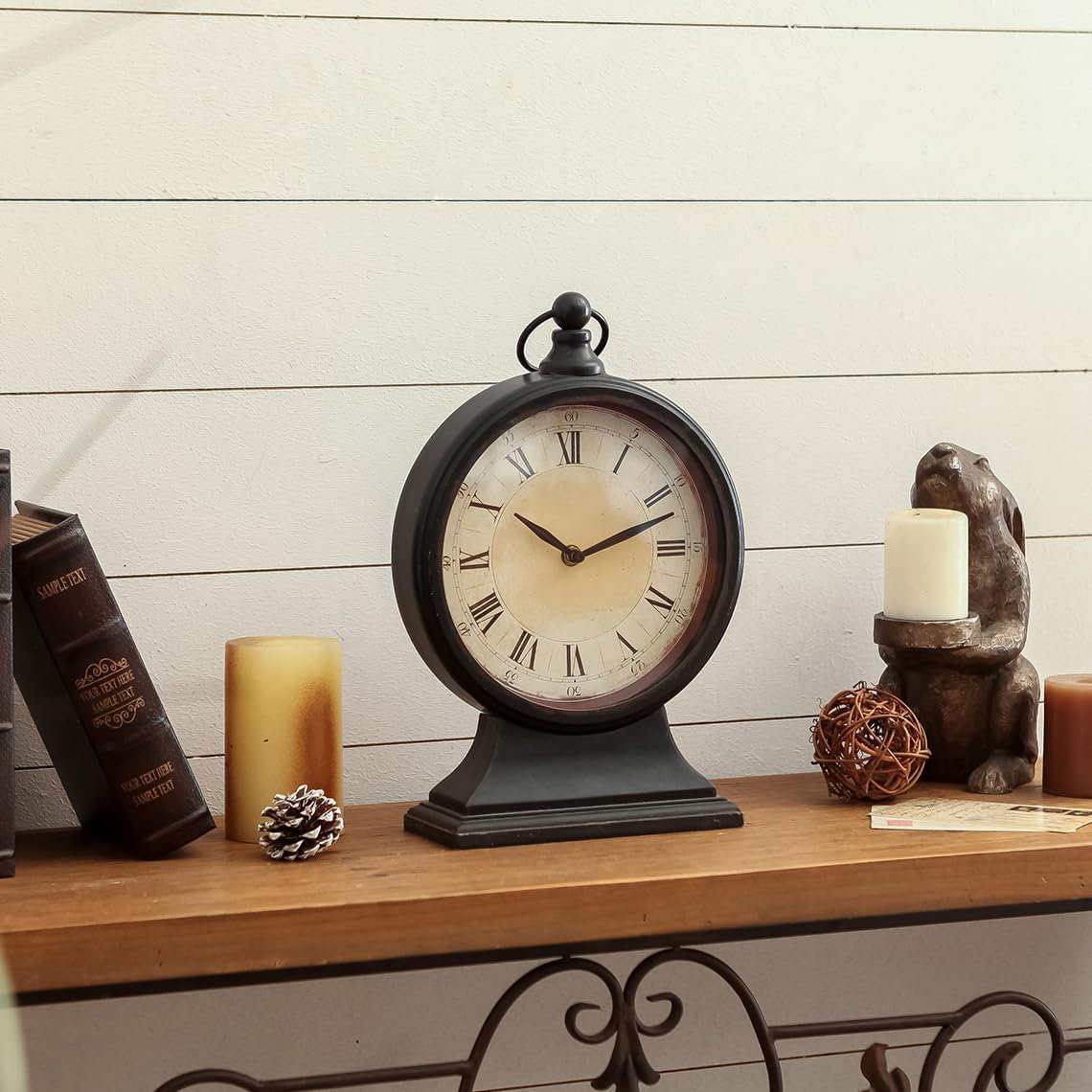 Rosalind Wheeler Analog Quartz Movement / Crystal Tabletop Clock | Wayfair