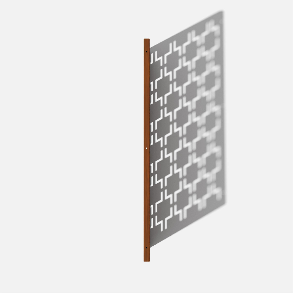 Veradek 3.75' ft. H x 2 ft. W Screen Series Quadra Metal Fence Panel ...