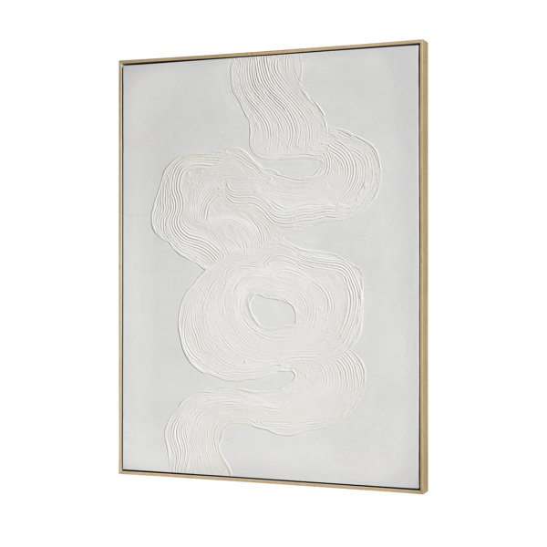 Ivy Bronx Strand II Framed On Fabric Print | Wayfair