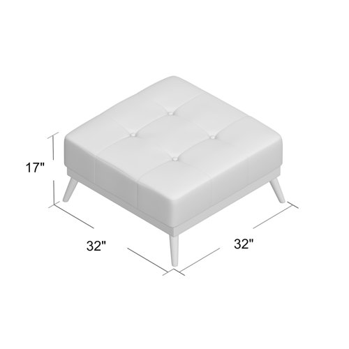 George Oliver Arslan Upholstered Ottoman & Reviews | Wayfair