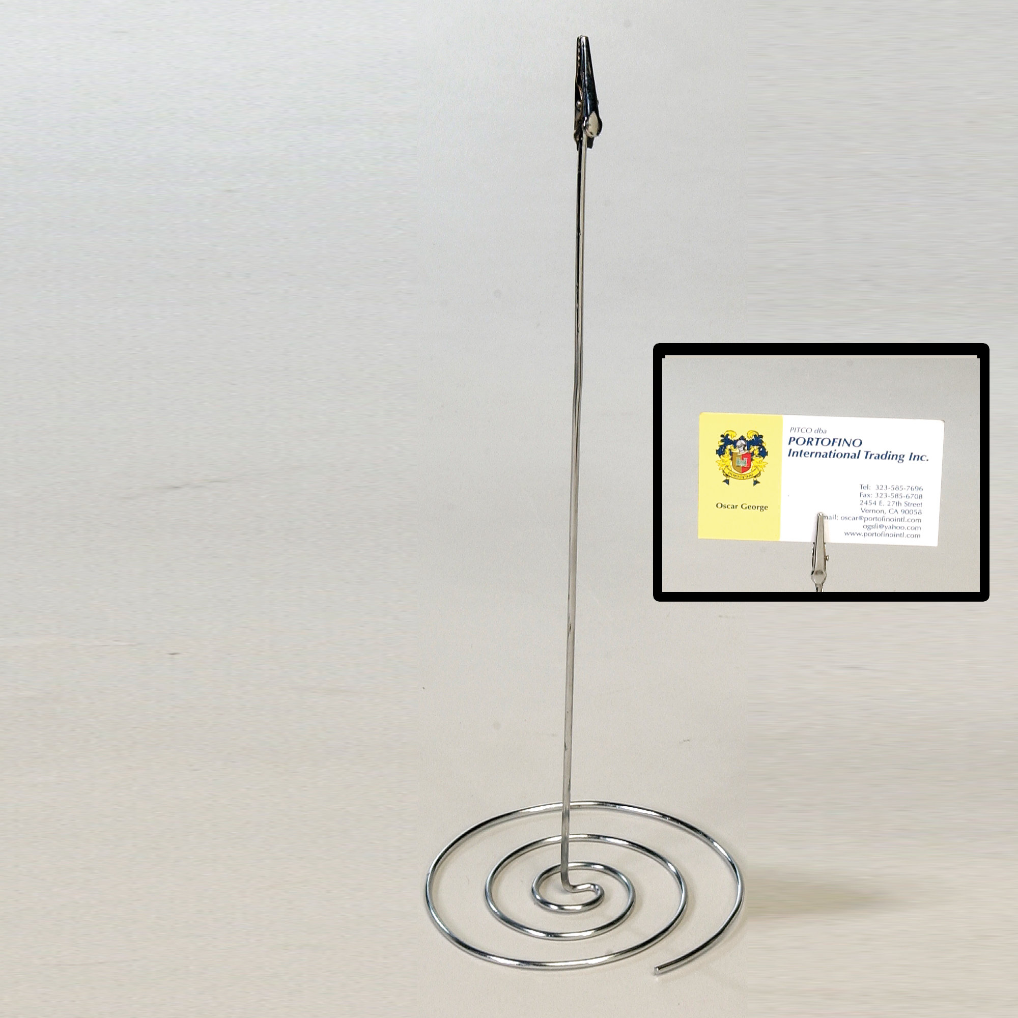 Bala Ceiling Fans 6" Metal Wire Card Stand with Clip | Wayfair