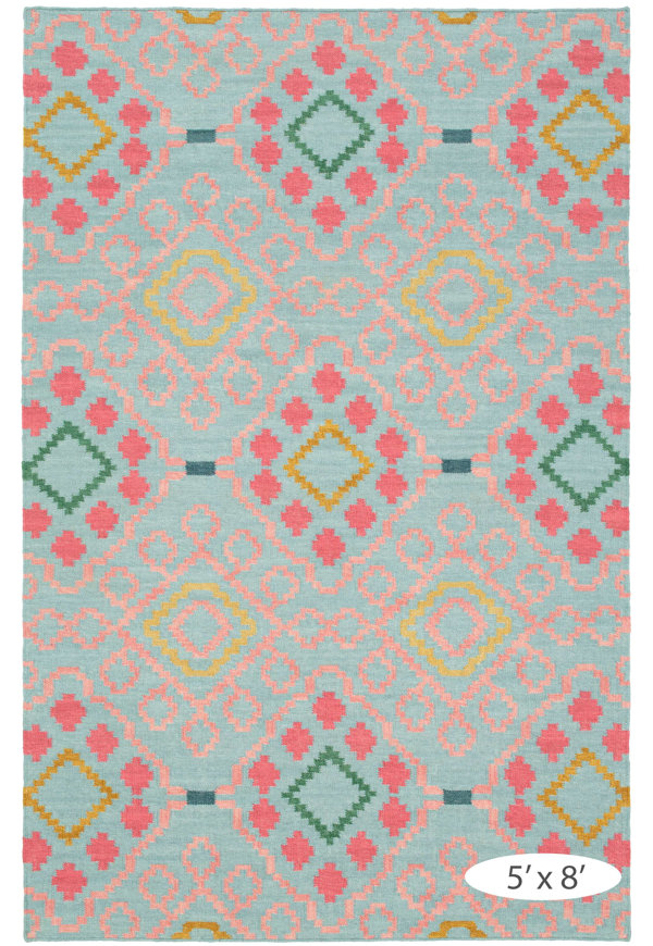 Dash and Albert Rugs Kit Kemp x Annie Selke Jelly Roll Multi Handwoven ...