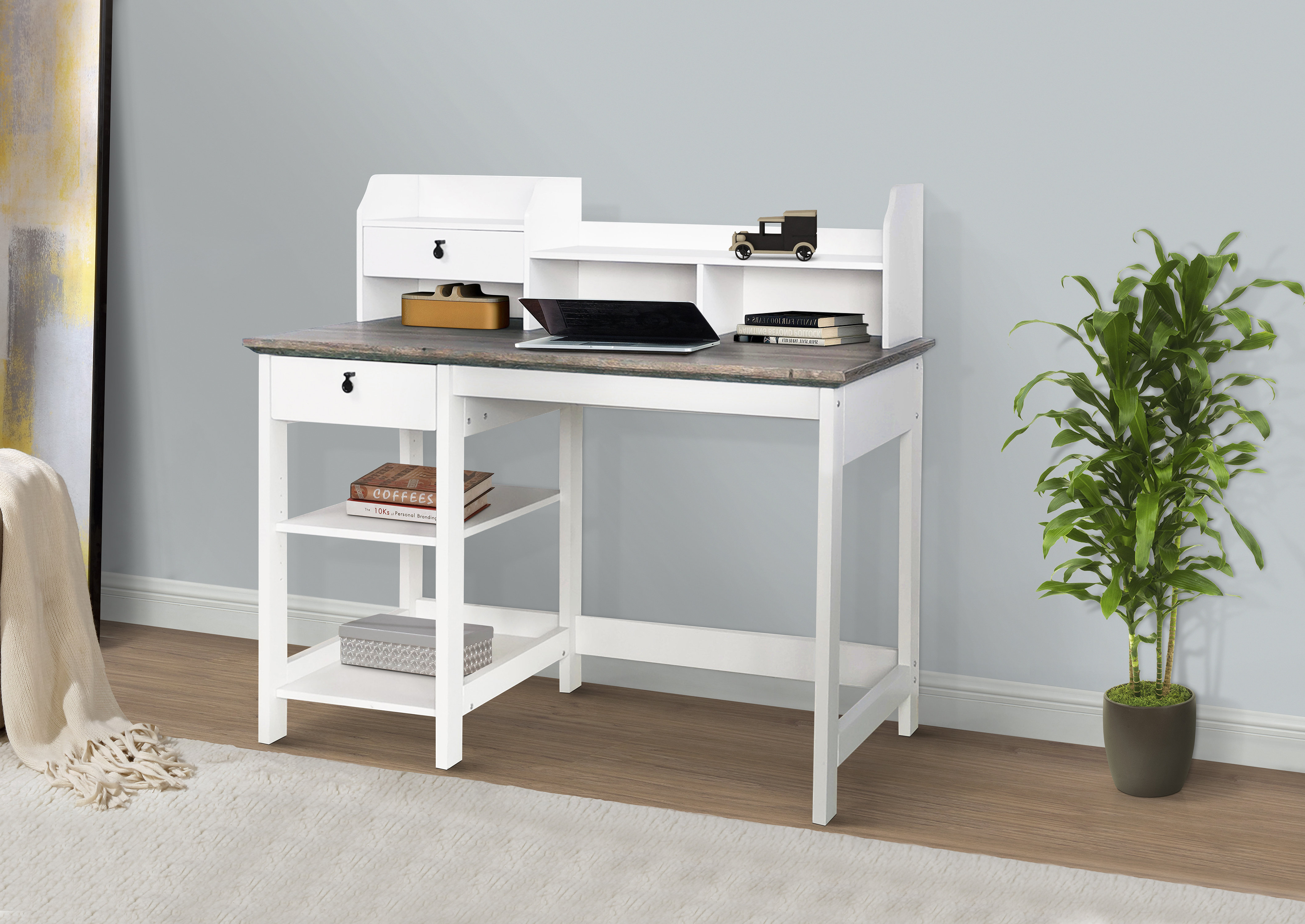 Winston Porter Desk Hutch - Wayfair Canada